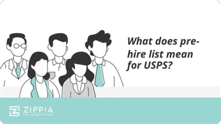 What does pre hire list means for USPS? - The Daily Insight